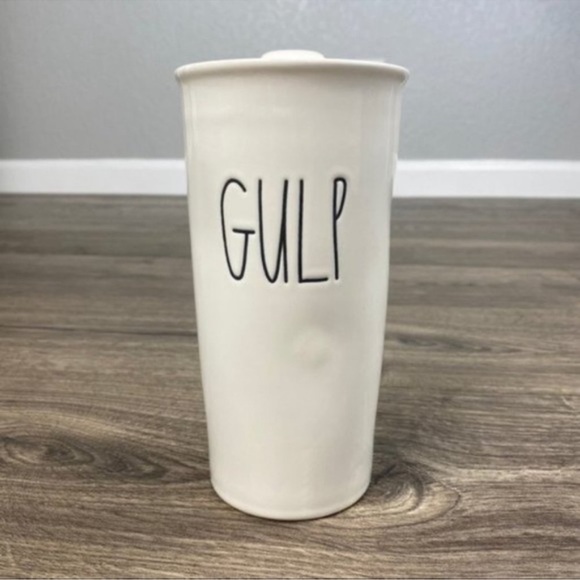 Rae Dunn | Kitchen | Rae Dunn Gulp Tall Travel Coffee Mug W Lid | Poshmark